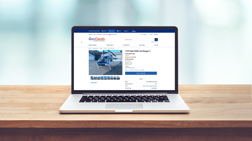 Auction Reserves on GovDeals